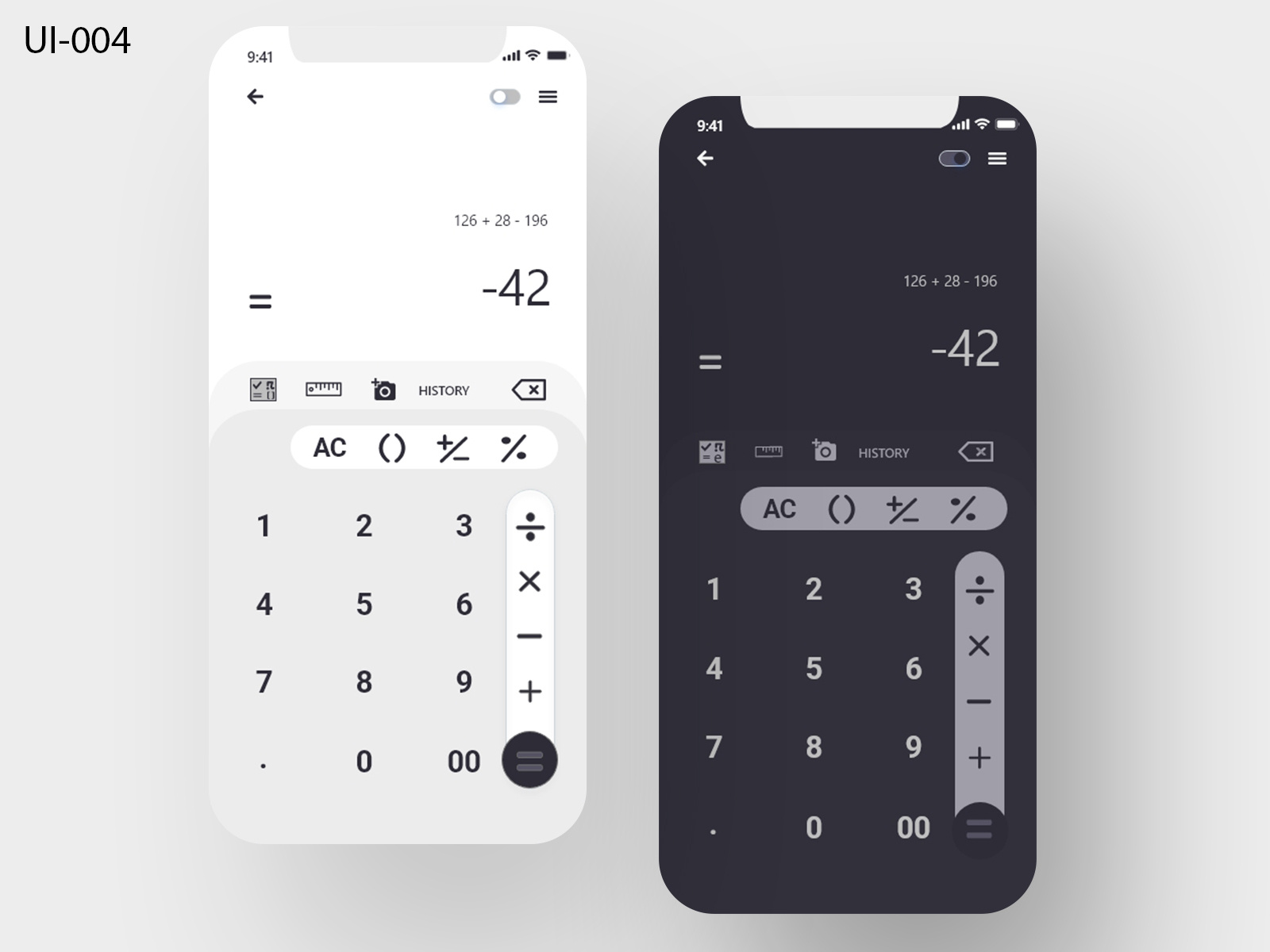 Day 4 Challenge - UI CALULATOR by Jeremiah Olayiwola on Dribbble