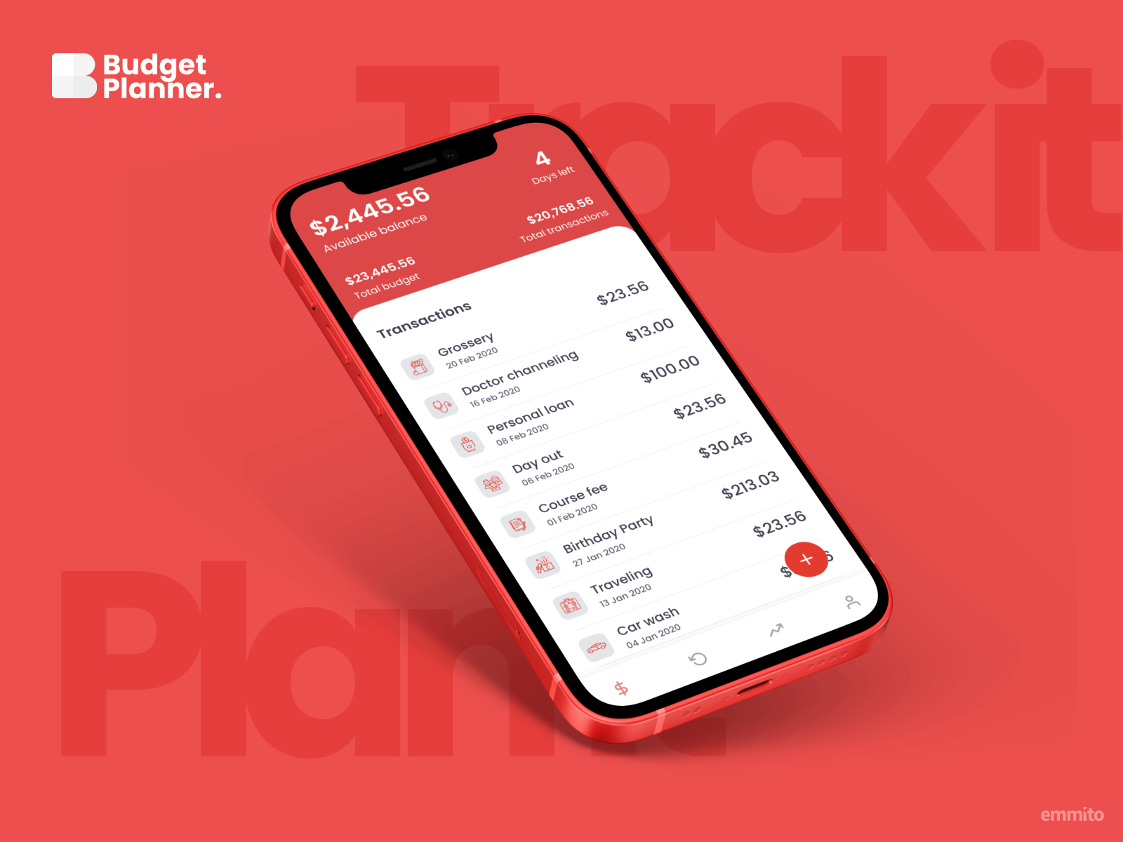 Budget Tracker App UI By Emmito On Dribbble Budget Tracker App UI By Emmito On Dribbble