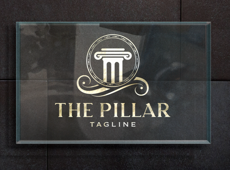 The Pillar Logo by GraphicGourmet on Dribbble
