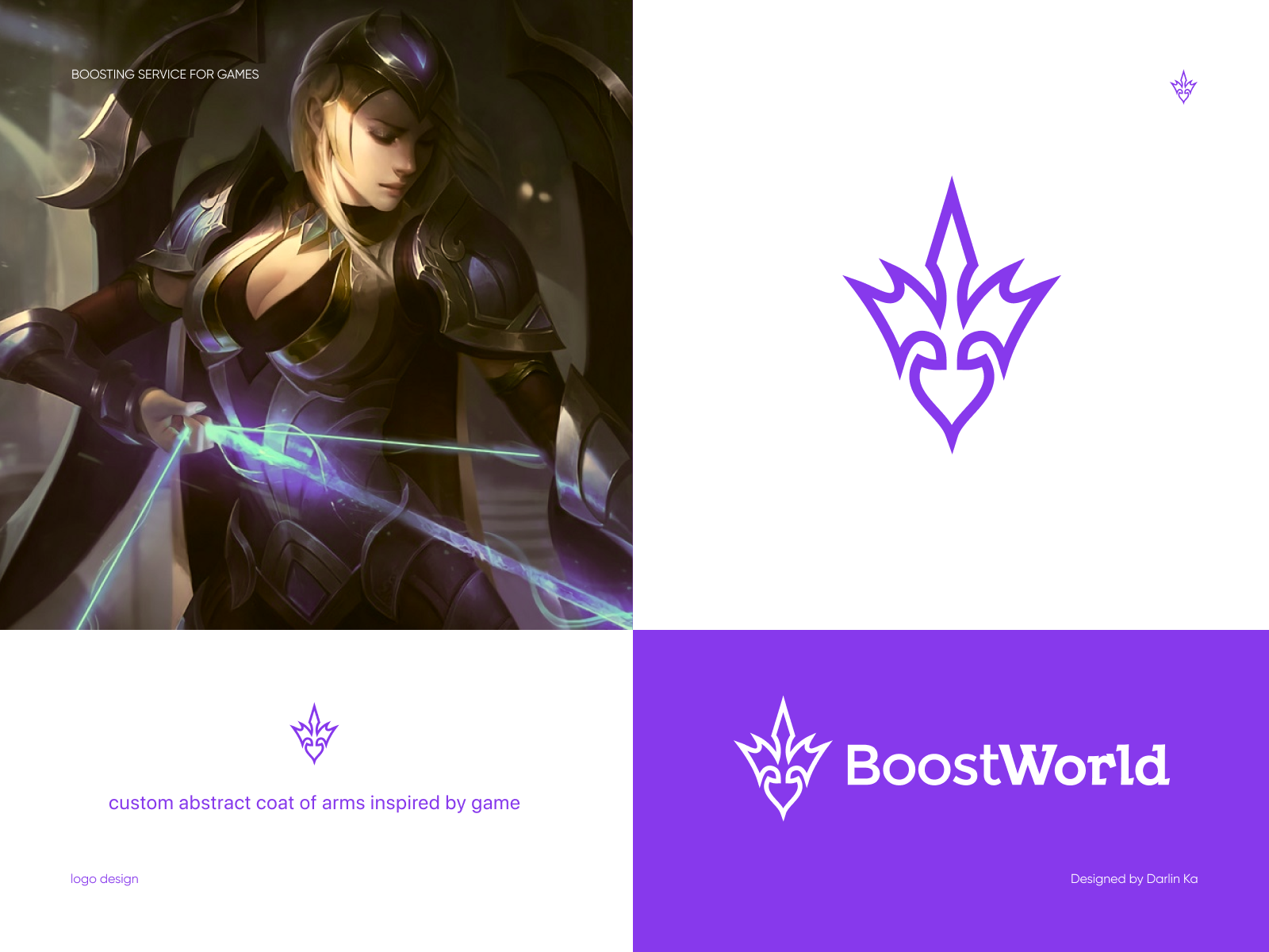 BoostWorld Logo by Darlin Ka 🇺🇦 on Dribbble