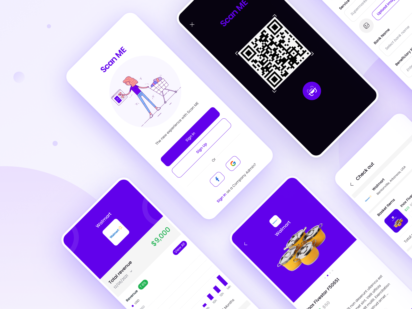 Scan ME App by Tran Huyen (Jessica) on Dribbble