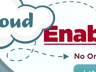 Cloud Enablement Banner by Katherine McGonigle on Dribbble