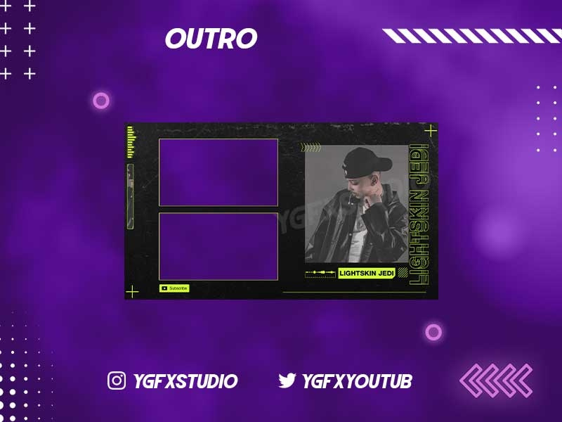 COOL OUTRO by youtubegfx on Dribbble
