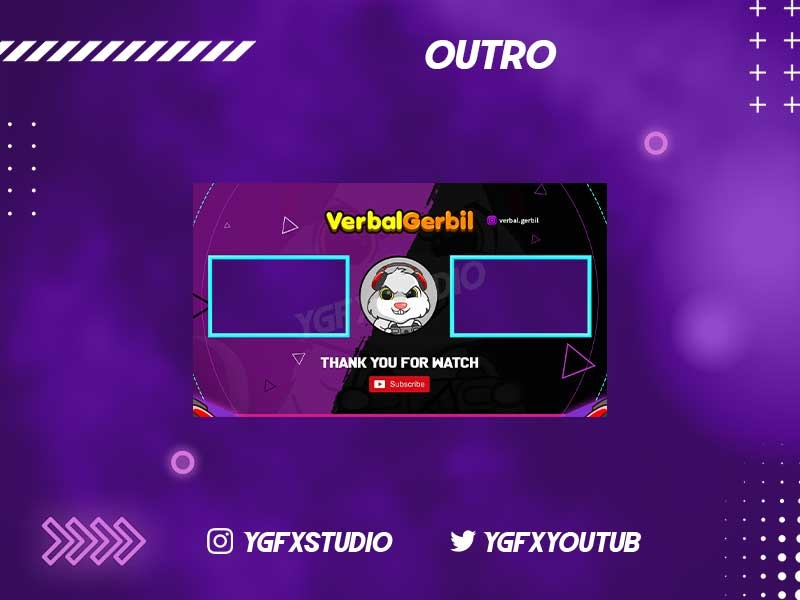 RABBIT OUTRO DESIGN by youtubegfx on Dribbble