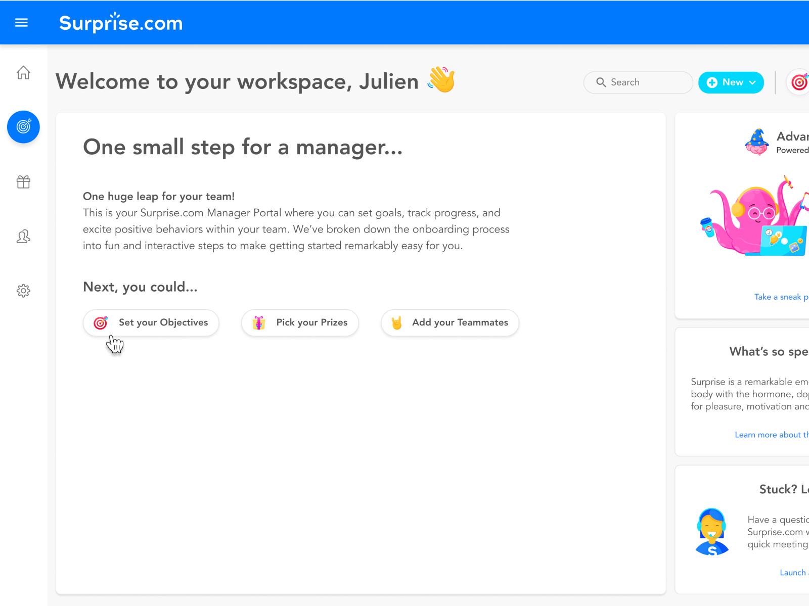 Legacy Product Design: On-boarding screen by Surprise.com on Dribbble