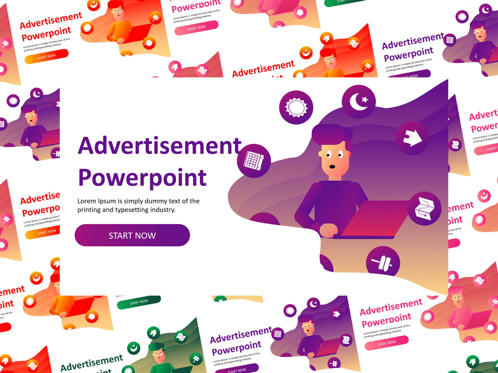 Advertisement Powerpoint Template by putukresna on Dribbble