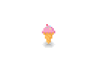 Animated 8 bit ice cream by Johana on Dribbble