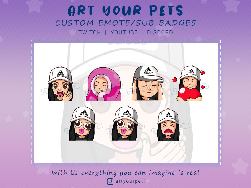 PRETTY EMOTES by art your pet on Dribbble