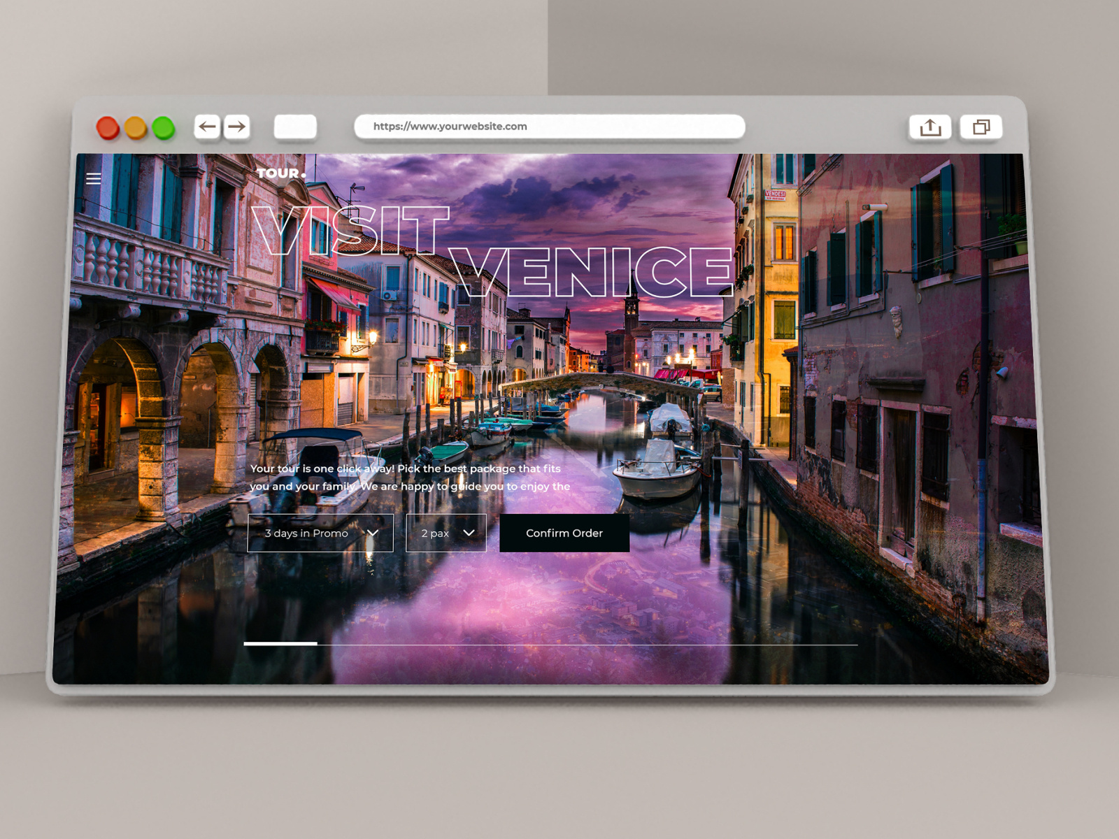 Tour Website by Awais on Dribbble