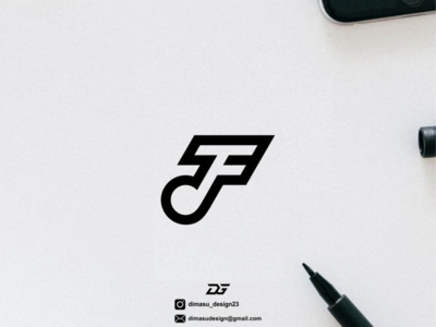 JTF Monogram logo design by dimasu_design23 on Dribbble