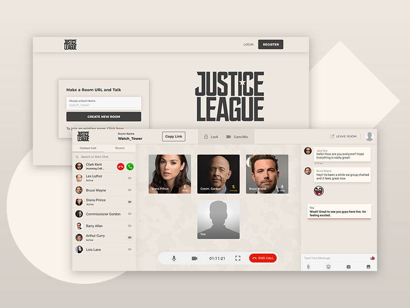 Chat Interface by Mikhail Rahman on Dribbble