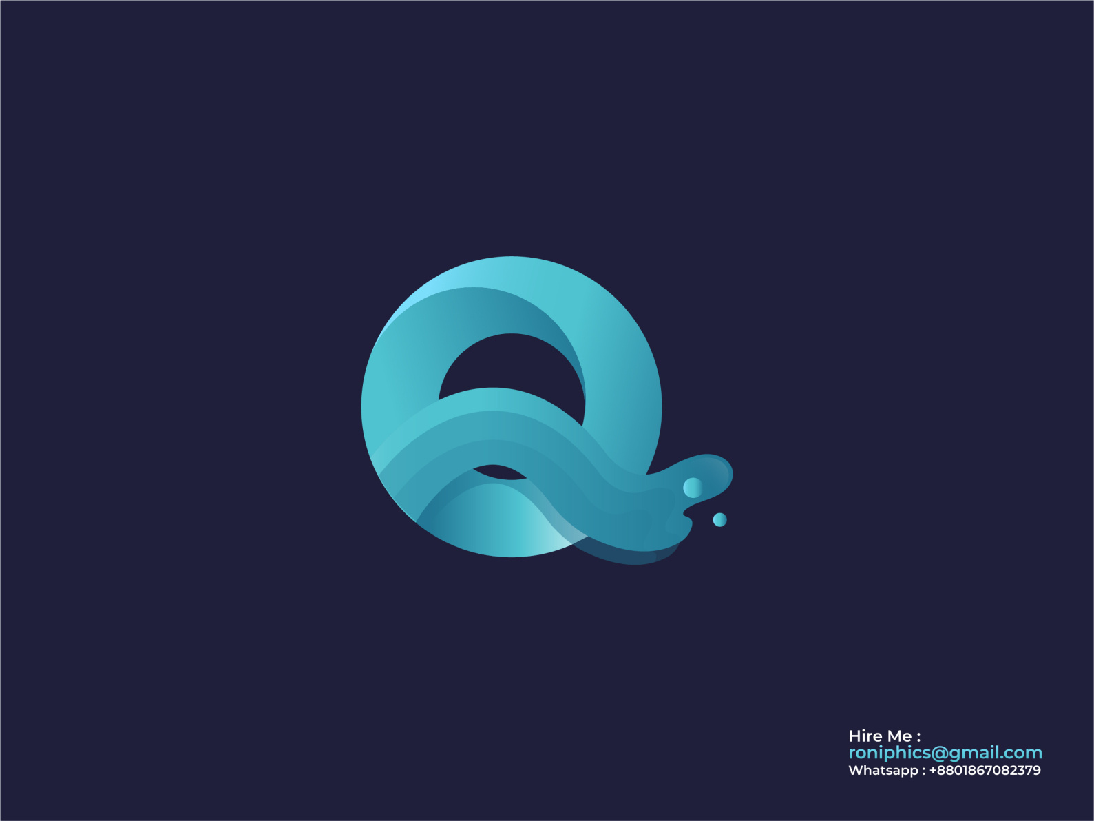 Q Wave logo design by Roniphics on Dribbble