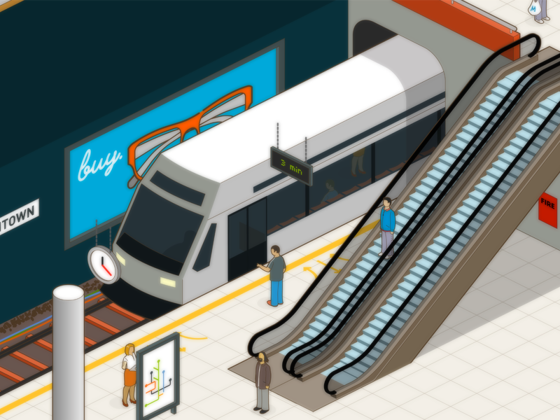 subway by anil yanik on Dribbble