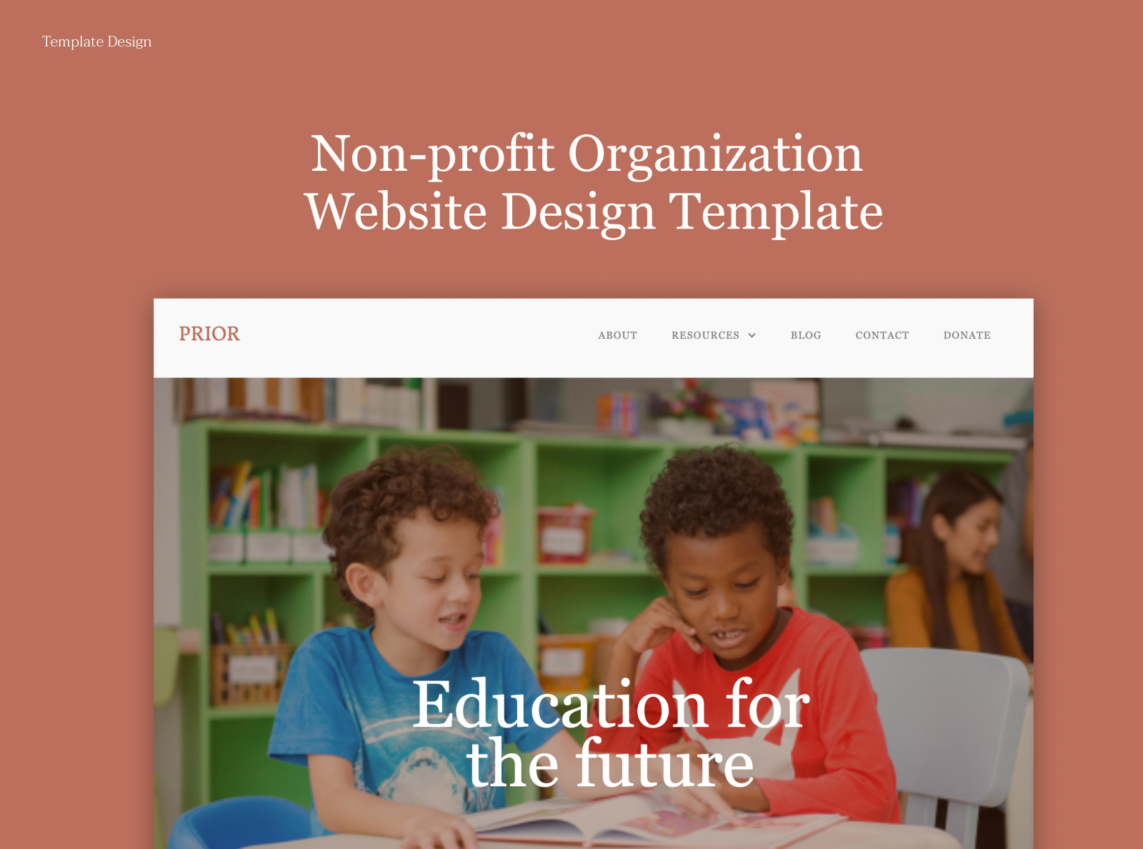 Non Profit Website - Design Concept by CabbageApps on Dribbble