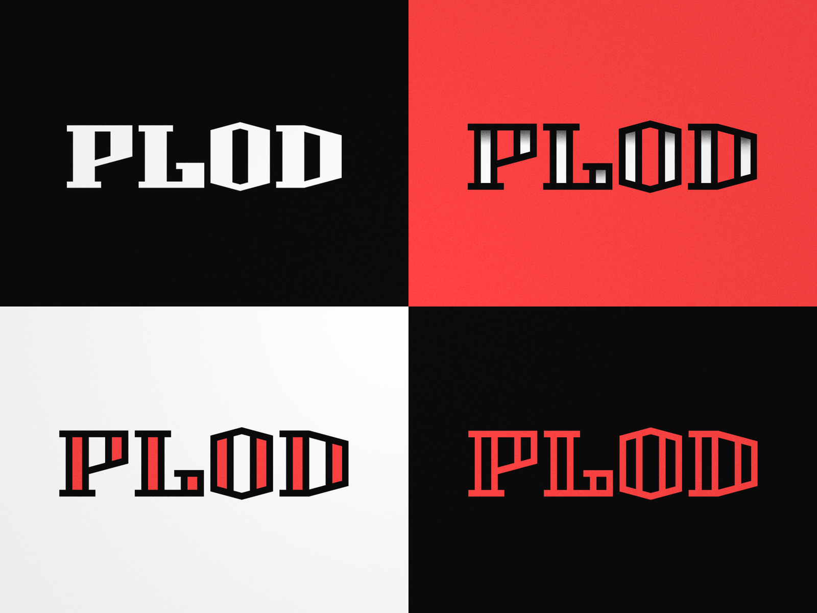 PLOD lettering by THOMAS MÜLLER on Dribbble
