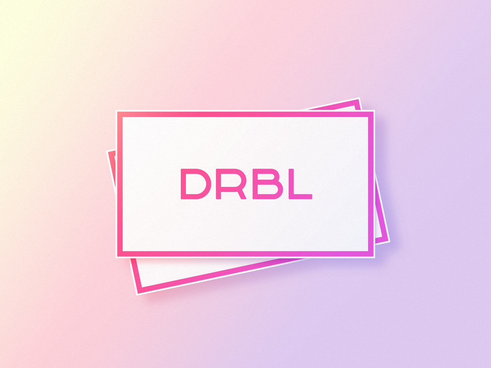 DRBL lettering by THOMAS MÜLLER on Dribbble