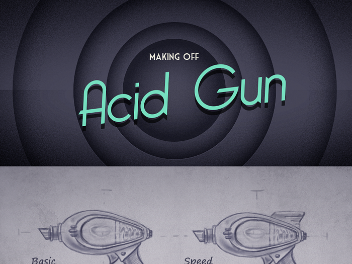 Retro Acid Gun by Kava Game UI & Art on Dribbble