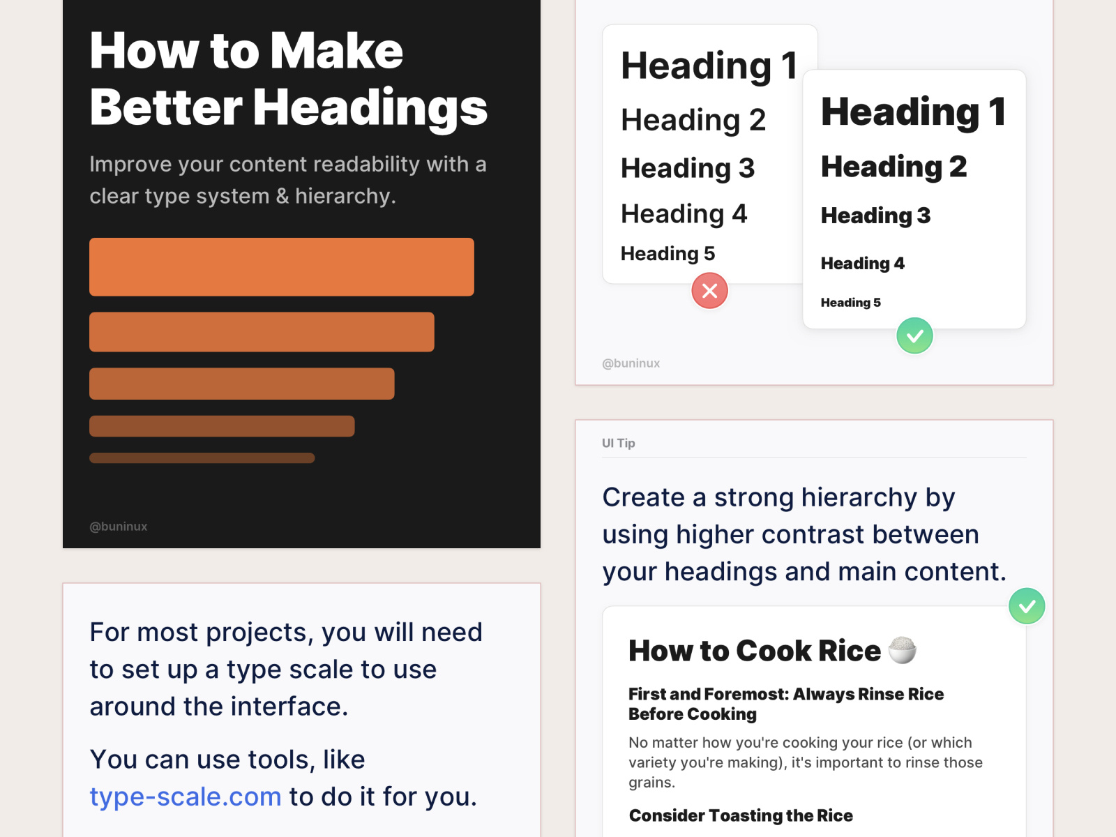 How to Make Better Headings by Bunin Dmitriy on Dribbble