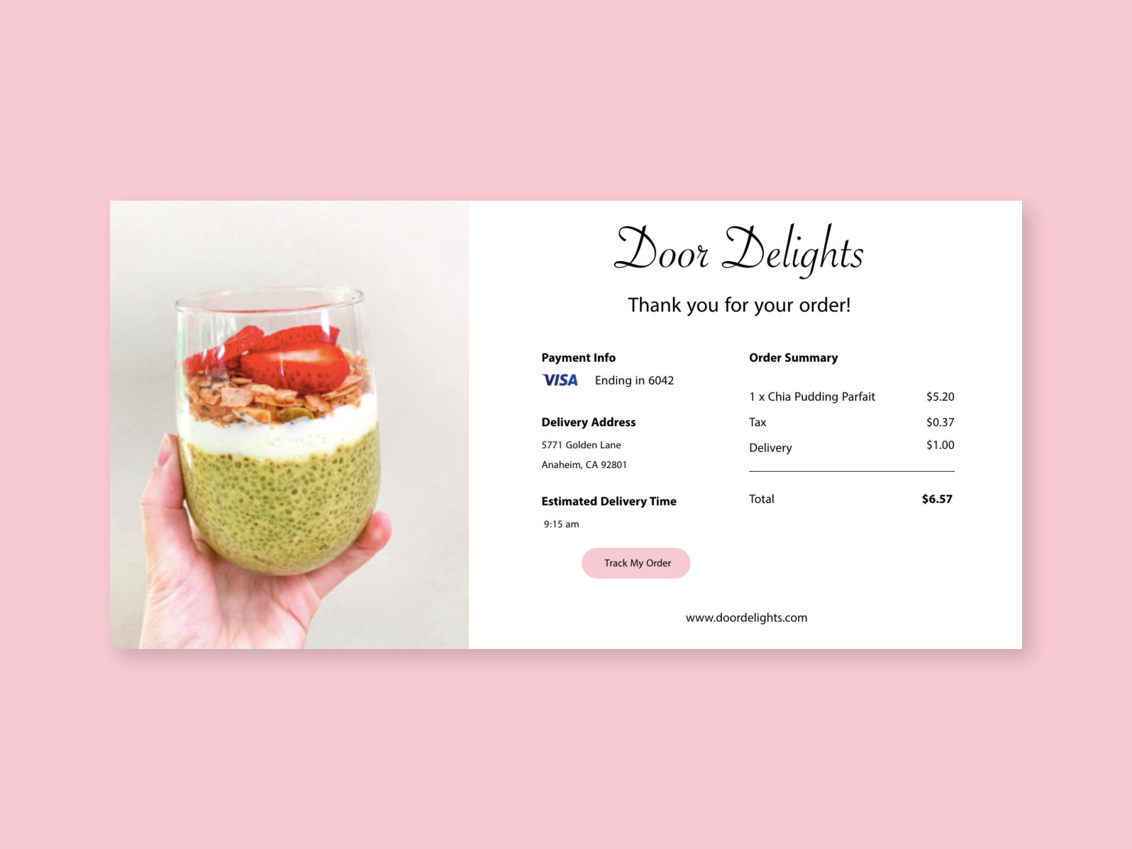Email Receipt by Mara Rosenstock on Dribbble