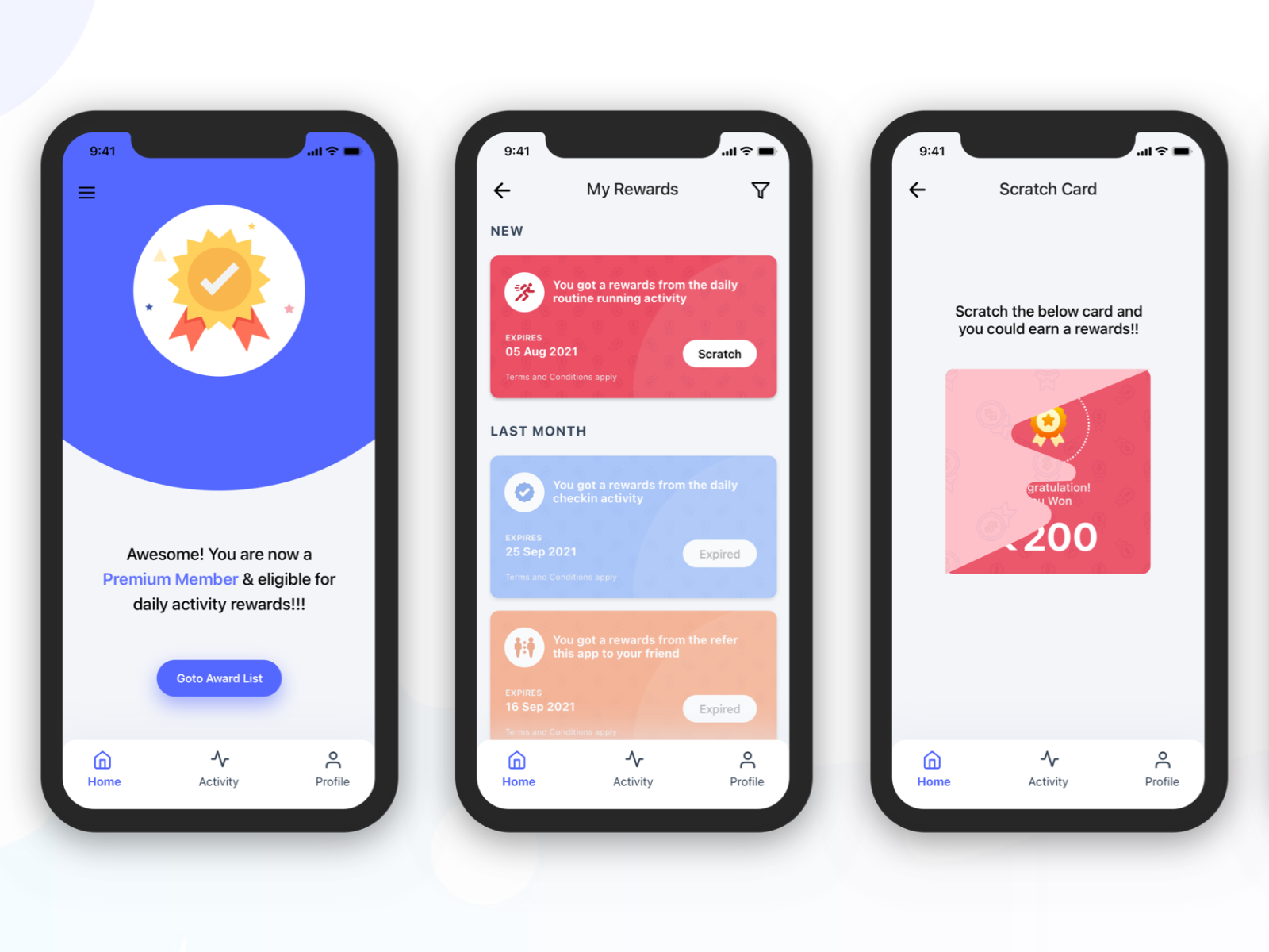 Rewards Flow by K. Jitendra - Self-Employed UI/UX Freelancer on Dribbble
