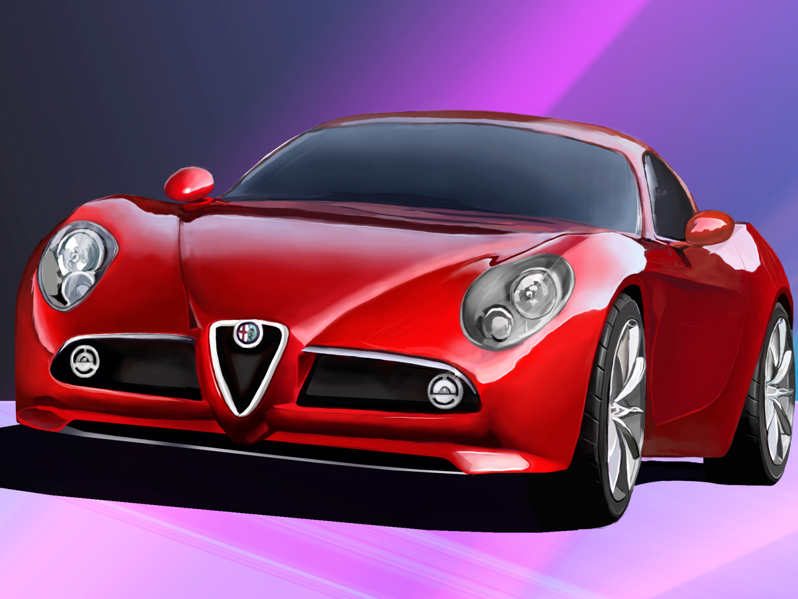 Alfa Romeo 8C by Артём on Dribbble