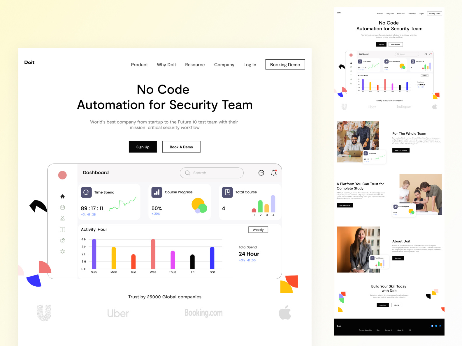 Doit - SaaS Landing Page by Pulok Paul | UX/UI & Web Designer on Dribbble