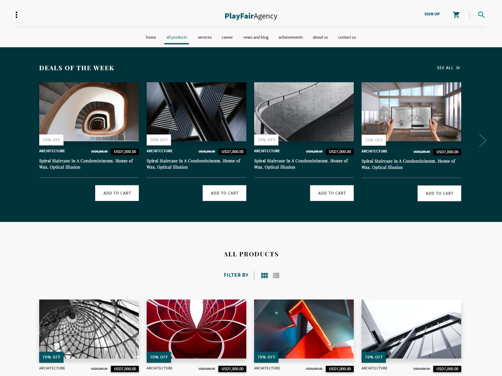 Architecture Website Product Highlight by Saonielar Asoon on Dribbble