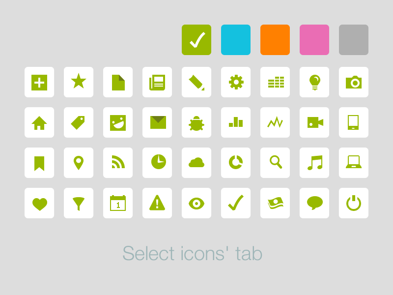 Flat icons by Karine Pujol on Dribbble
