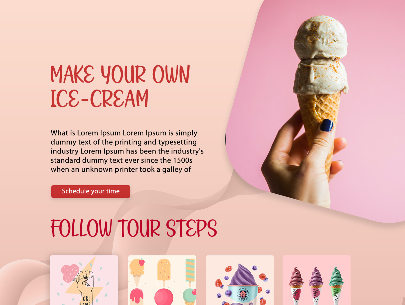 Make Your Own Ice Cream By Prakriti Mahato On Dribbble