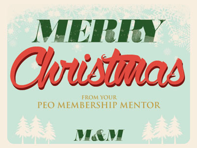 Merry Christmas from PEO by Amy Lamb on Dribbble