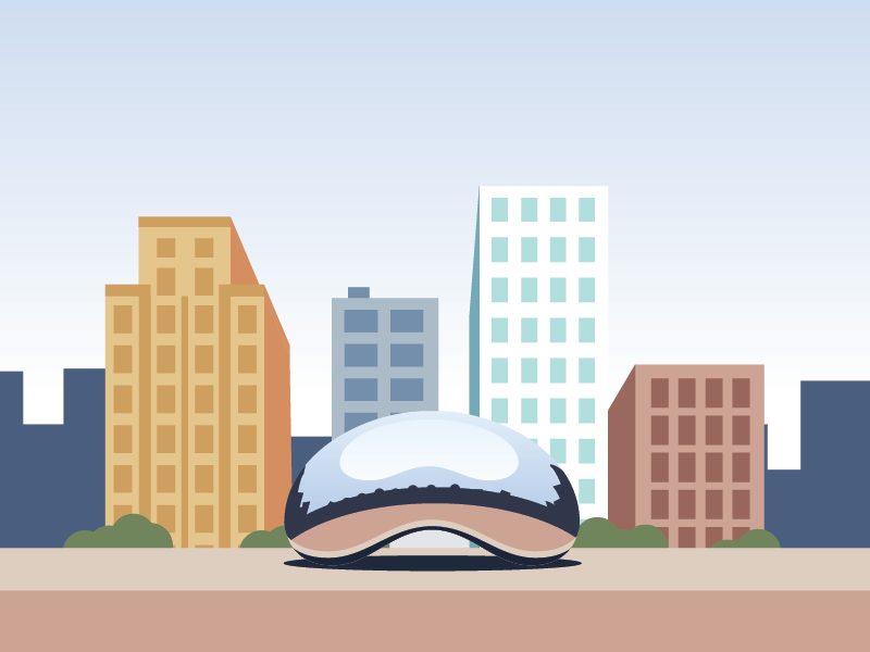 Cloud Gate by Tim Wall on Dribbble