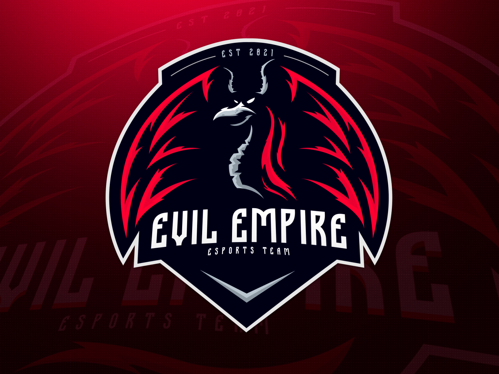 EVIL EMPIRE MASCOT LOGO by Yaroslav Frolov on Dribbble