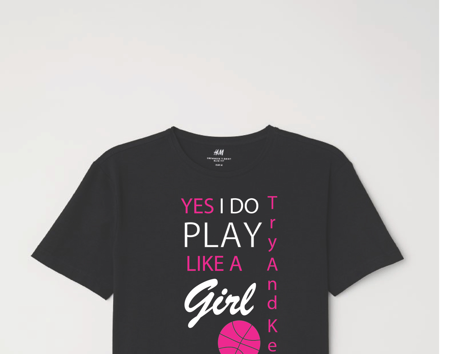 Text-based t-shirt design by Fatima Nisar on Dribbble