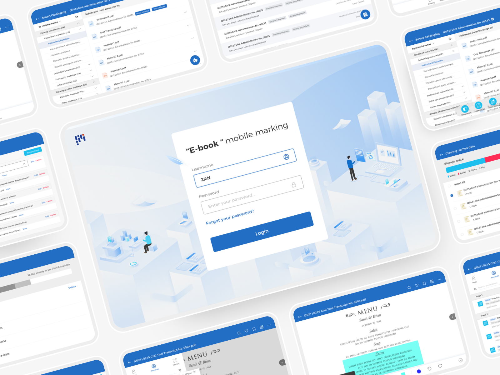 Ipad App - Mobile Marking by ZAN on Dribbble