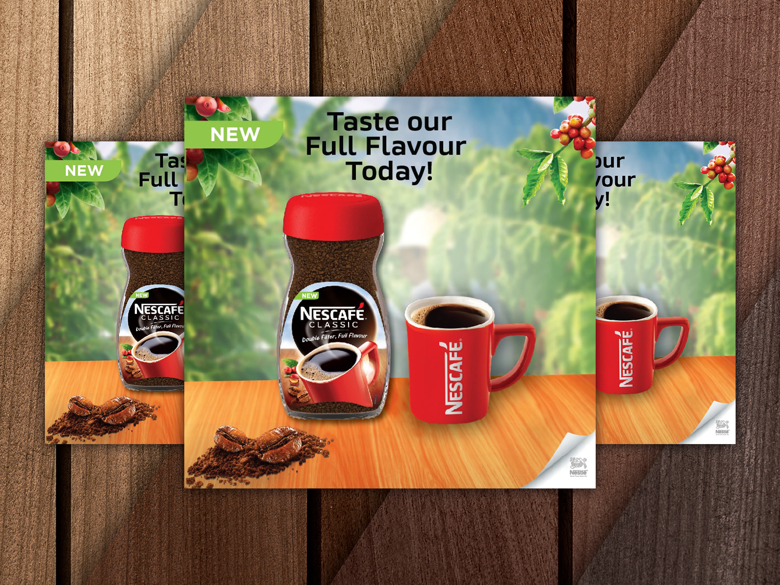 Sampling Booth Branding - Nescafe by Joseph Kaloi on Dribbble