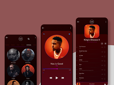 Music App UI Design by Rufai Ishiaku on Dribbble