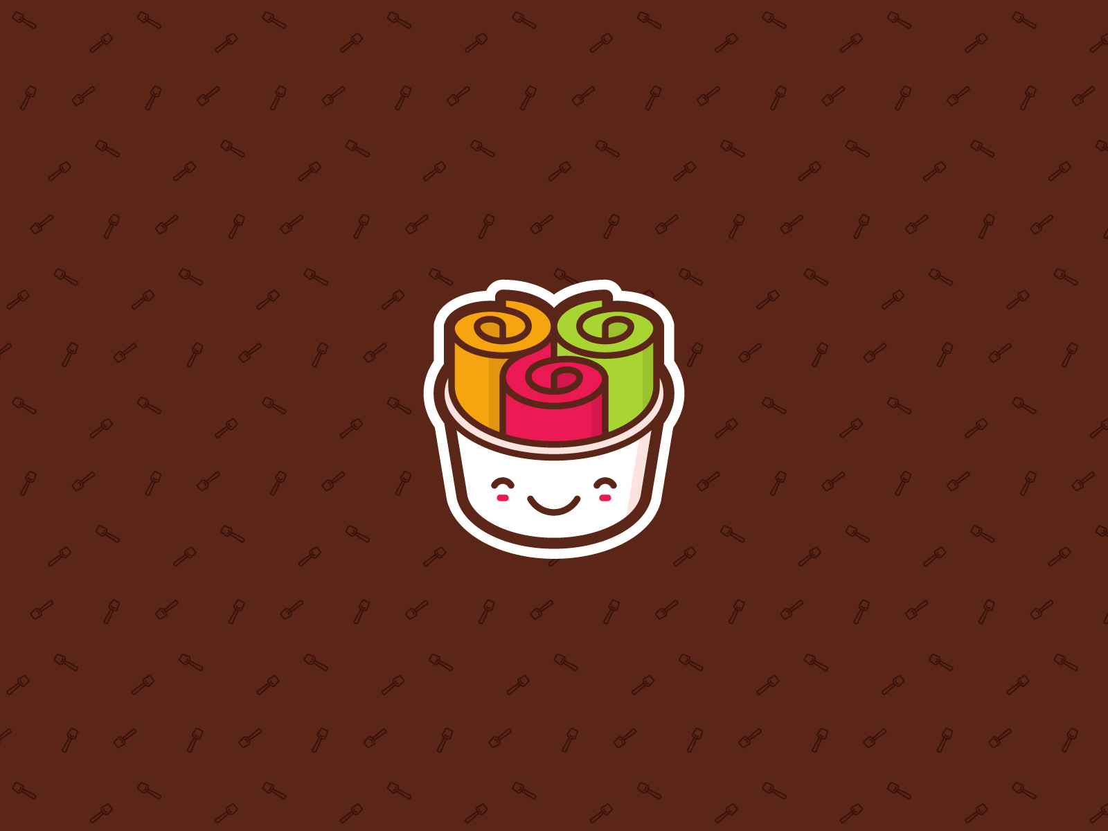 Ice Cream Roll by André Brandão on Dribbble
