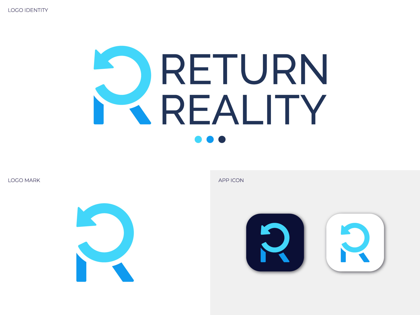R letter arrow return logo design. Flat logo by Helal | Logo Designer ...