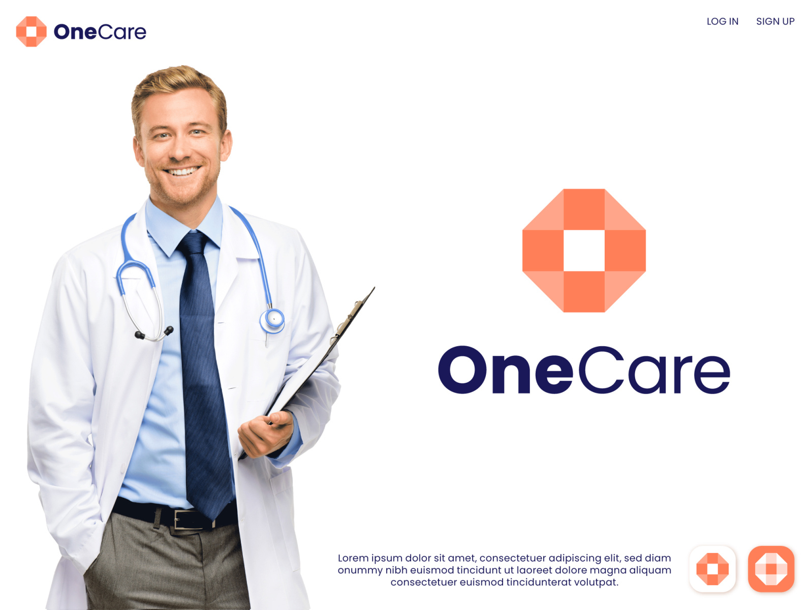 OneCare | Medical Logo Design by MD Helal Akbar | Logo Designer on Dribbble