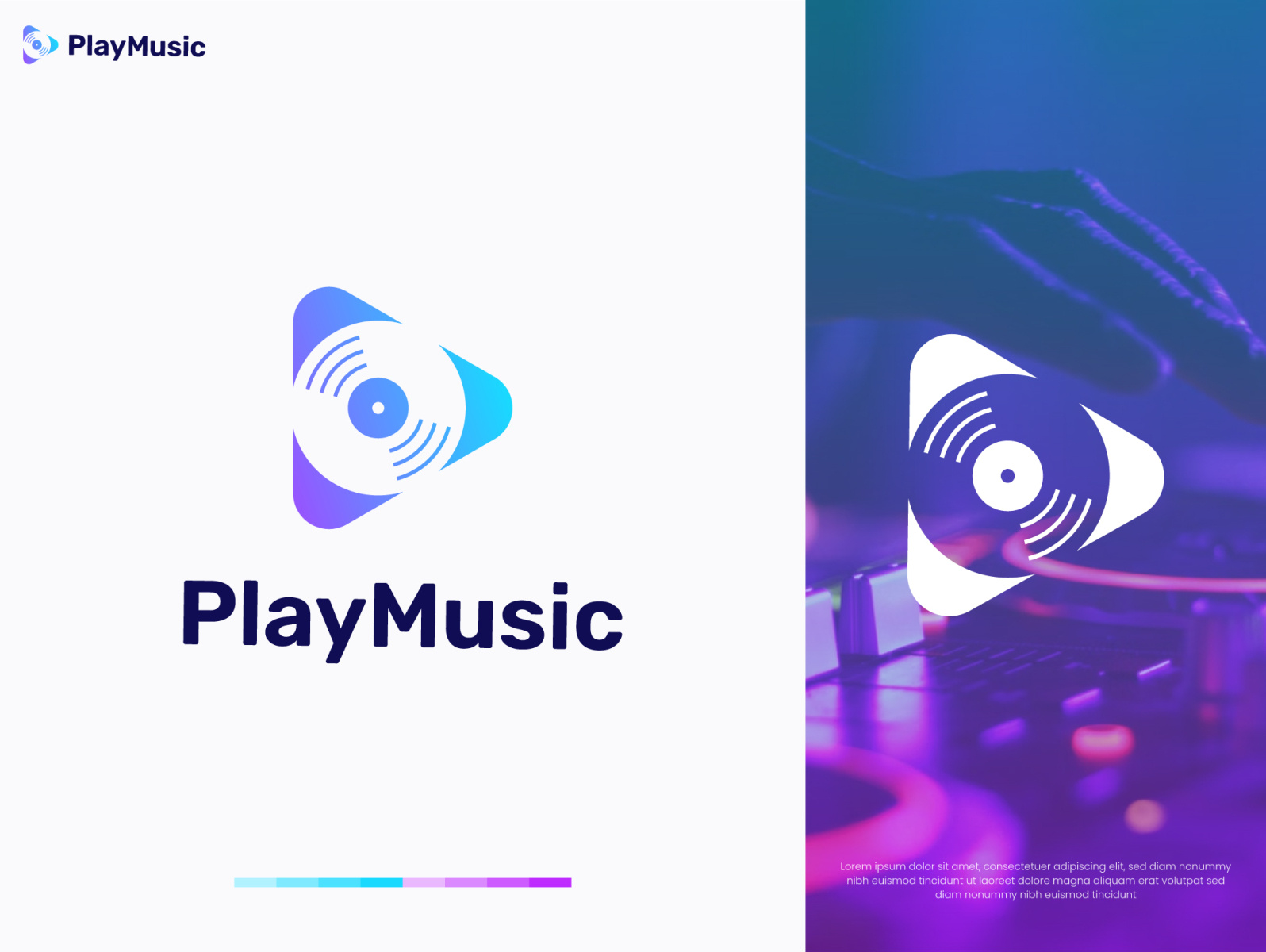 Play Music Logo Design | Music Industry Logo by MD Helal Akbar | Logo ...