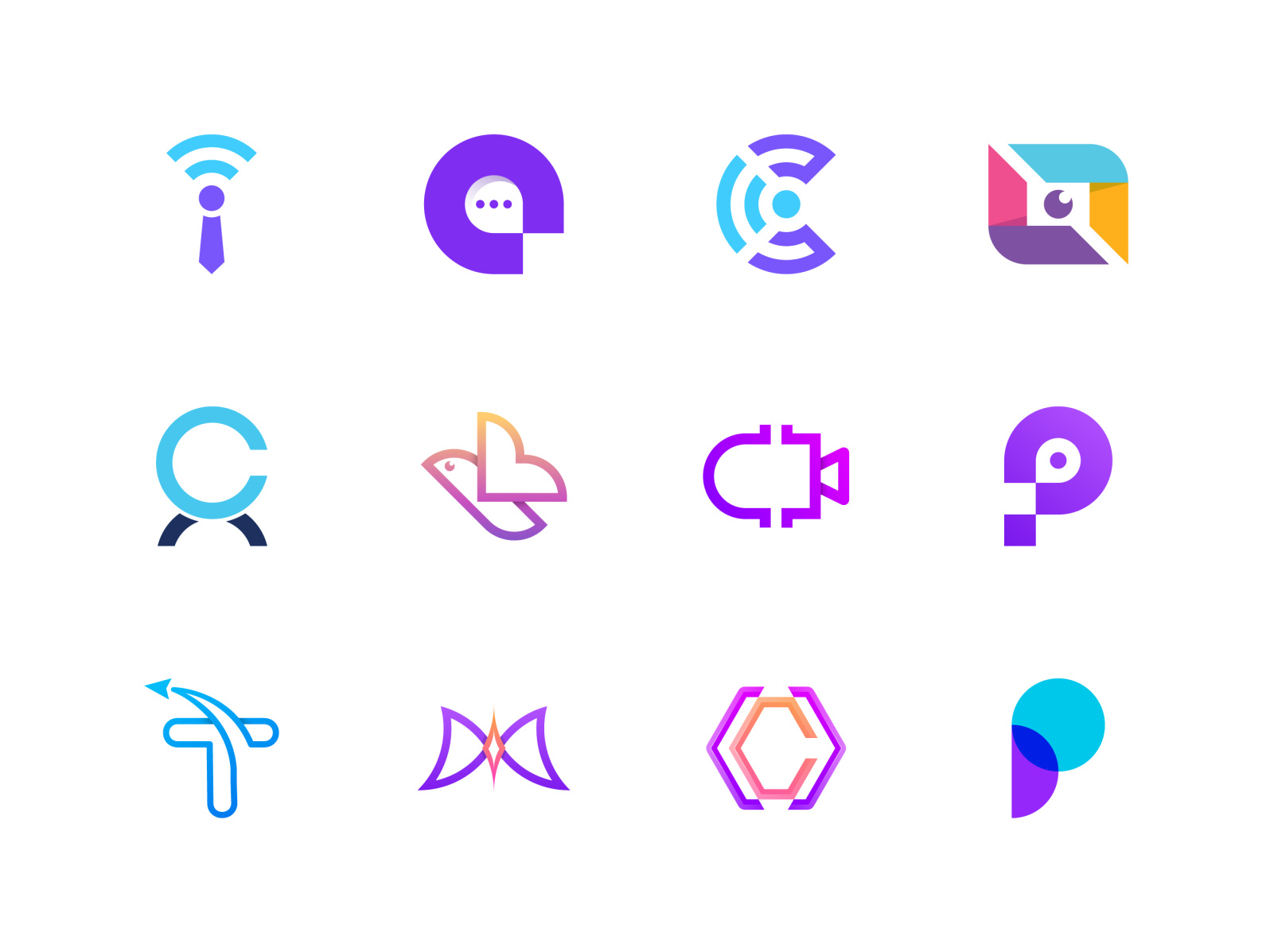 Logo mark modern creative minimalist logo design by Helal | Logo ...