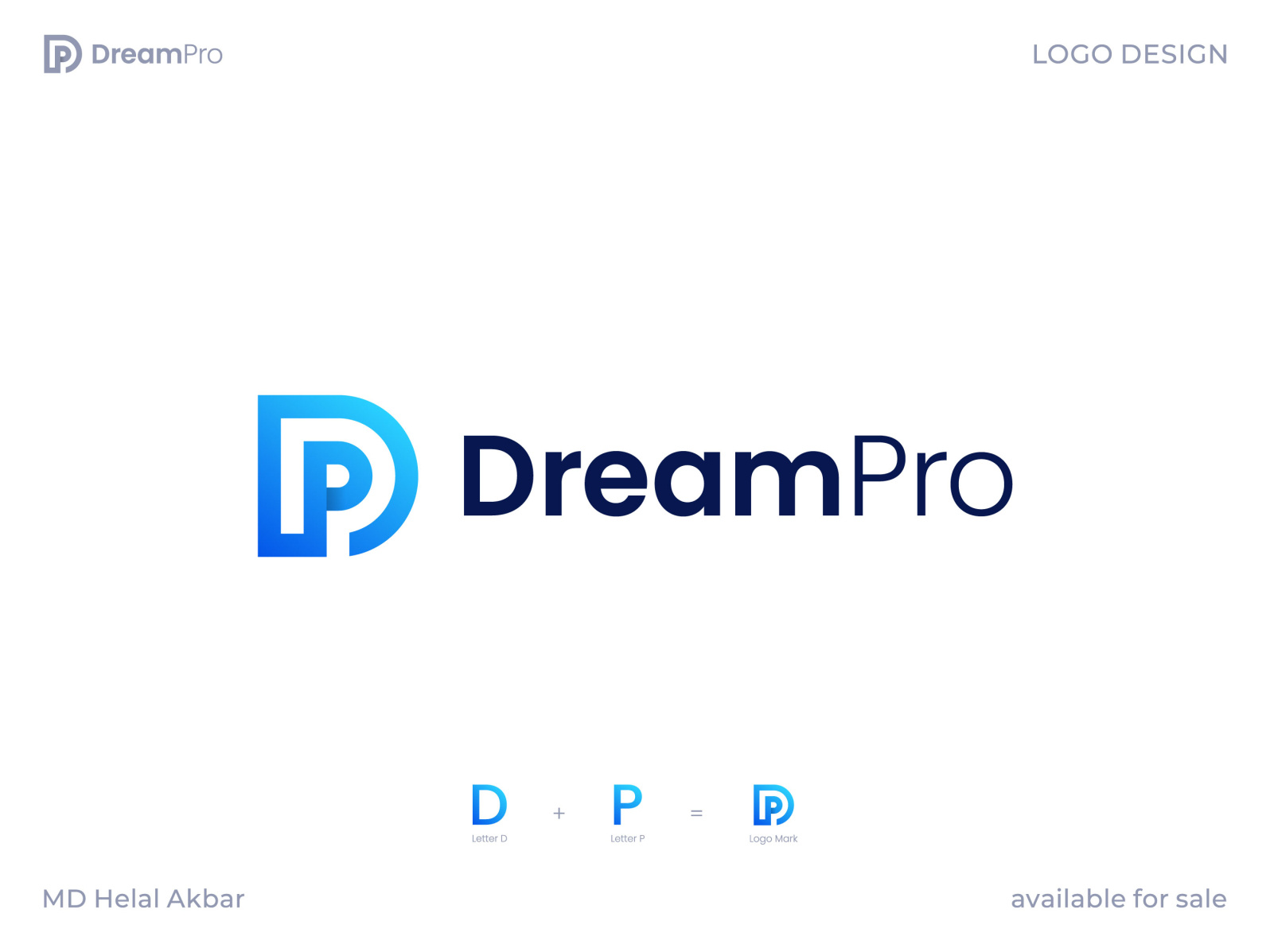 DP Logo, Logo Design, Logo, Branding by Helal | Logo Designer on Dribbble