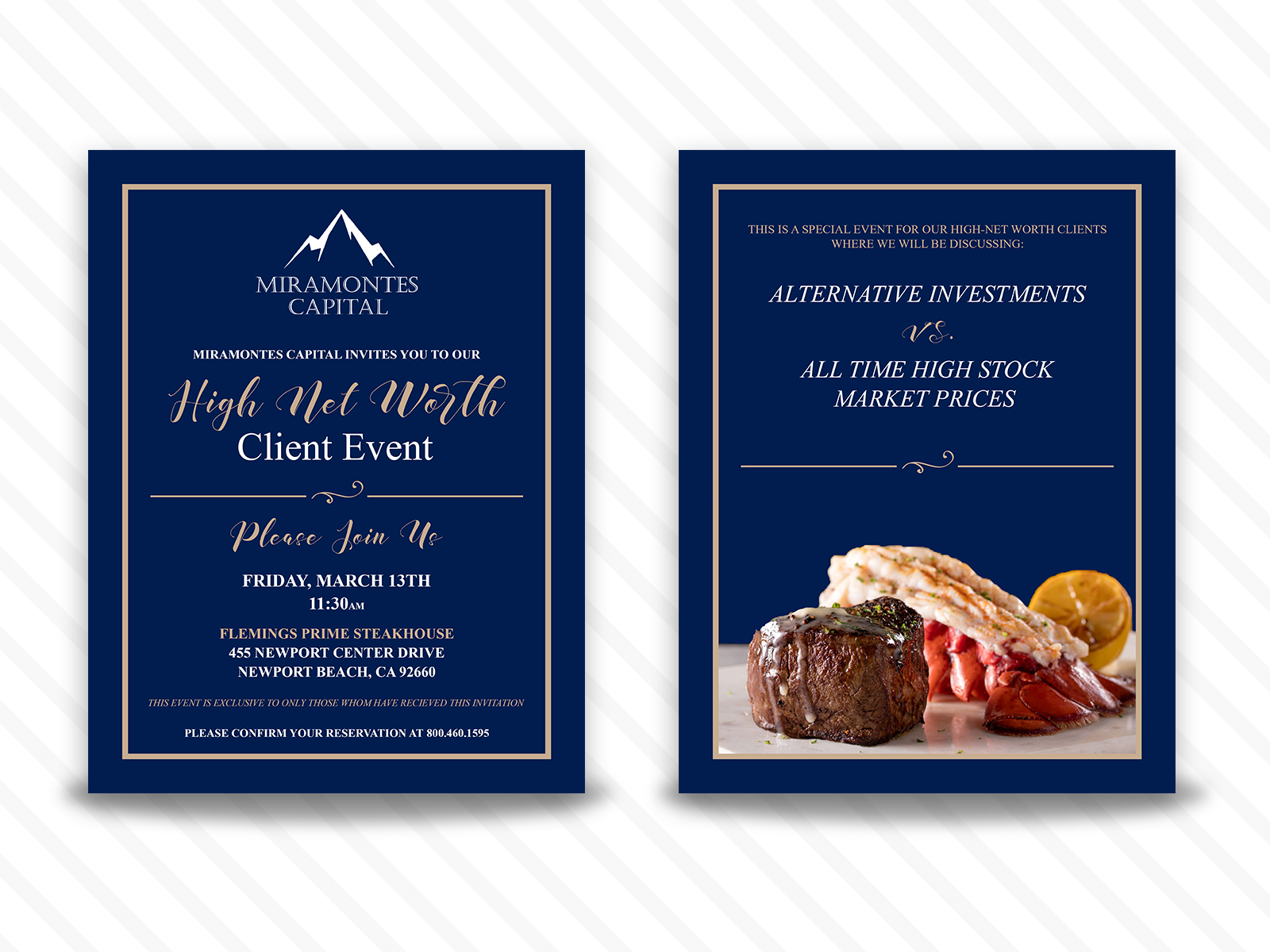Financial Firm Invitation by dylanbdesign on Dribbble