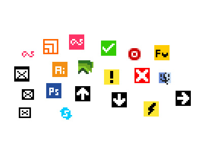 10x10 icons by Matt on Dribbble