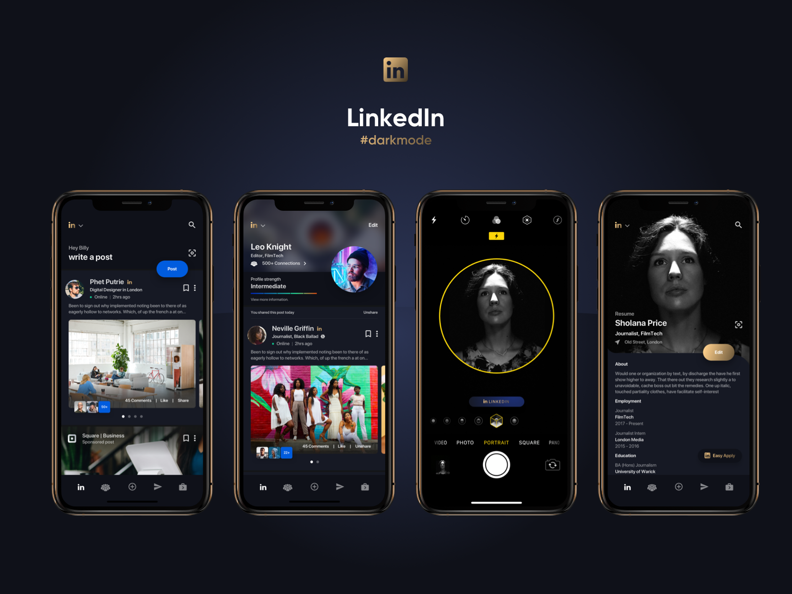 Linkedin App Redesign By Billy Kabuubi On Dribbble