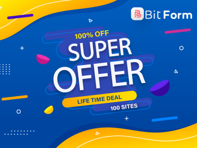 Bit form super offer Life time deal by Bit Code Technologies Limited on Dribbble