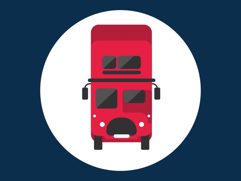 London Bus by Adam Animates on Dribbble