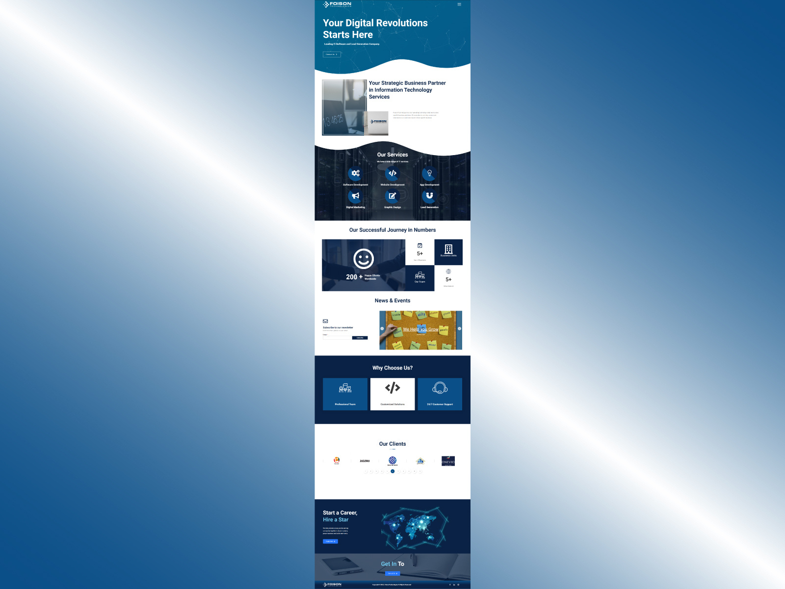 Foison Technologies updated by Fab Designs on Dribbble