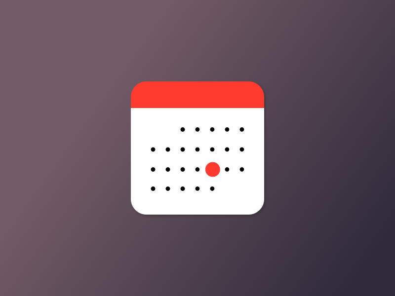 IOS Calendar App Icon By Selwyn Jacob On Dribbble