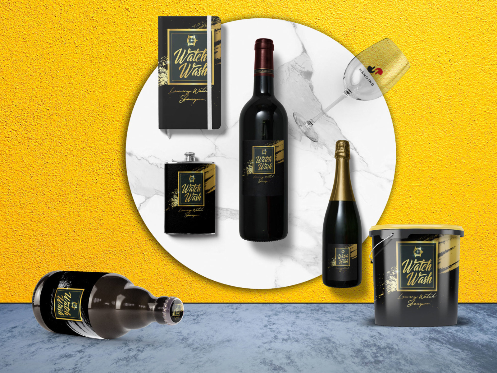 Beer Bar Scene Bottle Mockup by Suruchi Singh on Dribbble